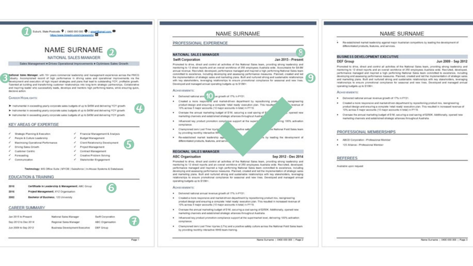 Australian Best Practice Resume - Career Revival